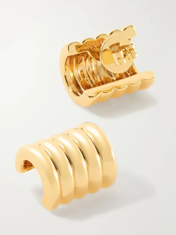 DEHANCHE Hollyhock Medium Tone Earrings - Gold