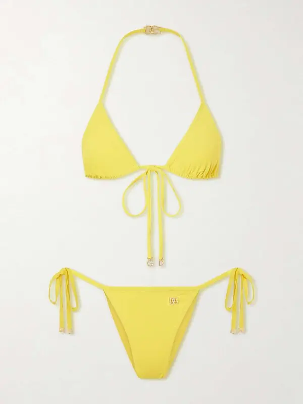 Dolce & Gabbana Logo-embellished Bikini