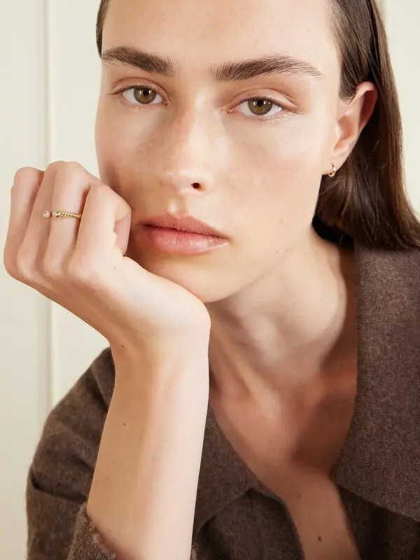 David Yurman 18-karat Micro Cablespira Diamond Ring