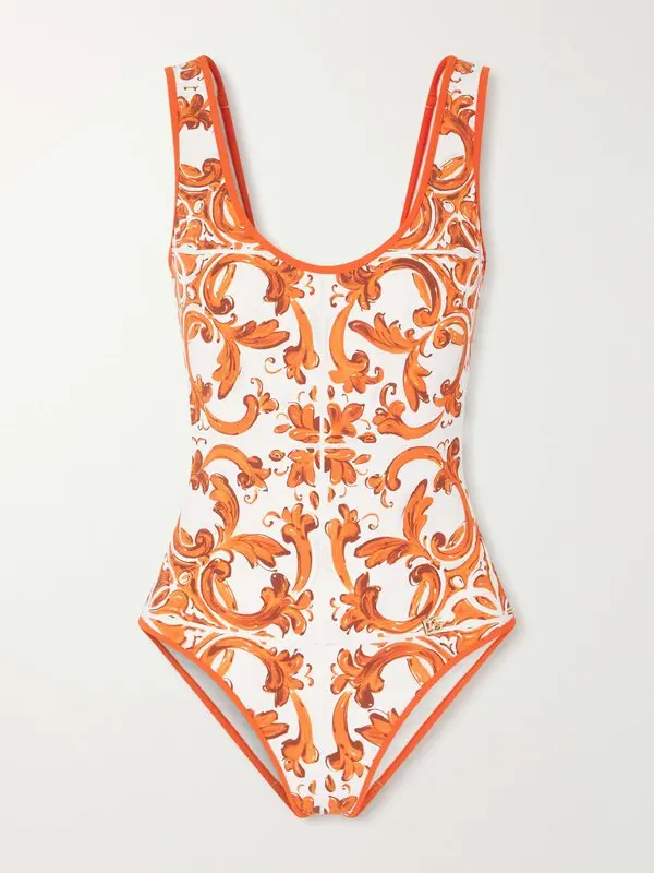 Dolce & Gabbana Printed Swimsuit