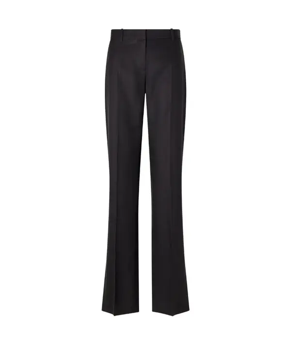 HEIRLOME Petula Pleated Silk-twill Straight-leg Pants