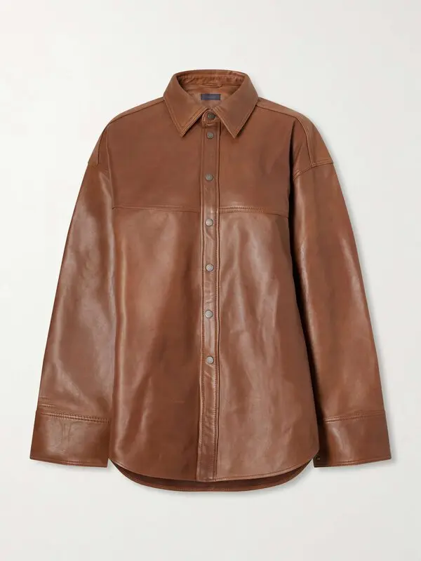 HAIKURE Victoria Leather Shirt