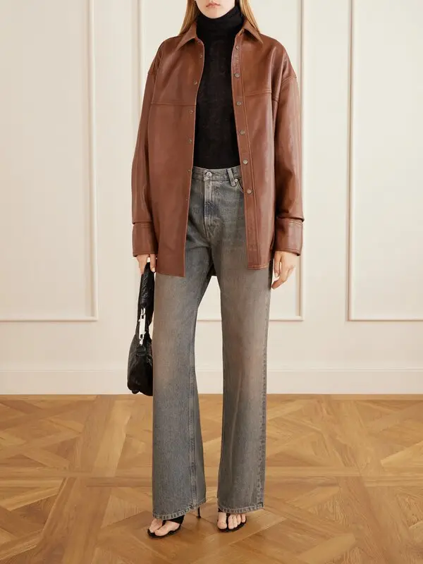 HAIKURE Victoria Leather Shirt