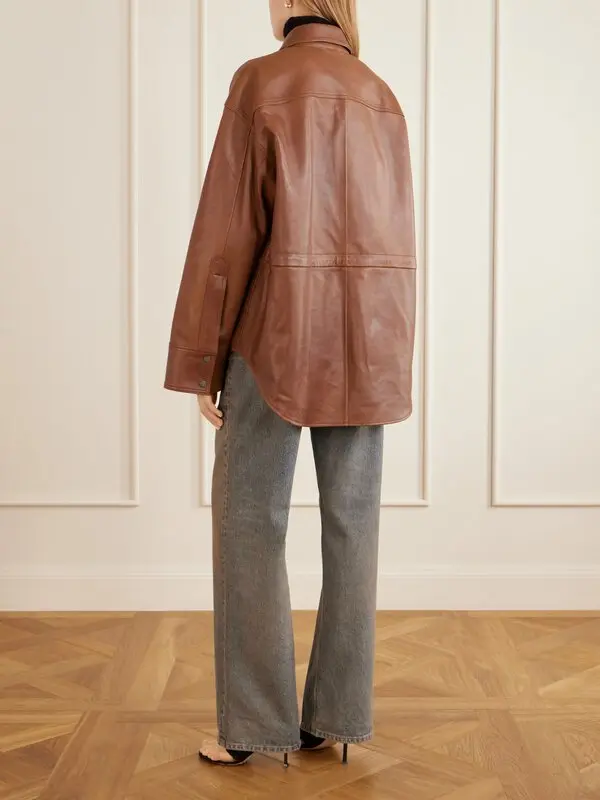 HAIKURE Victoria Leather Shirt