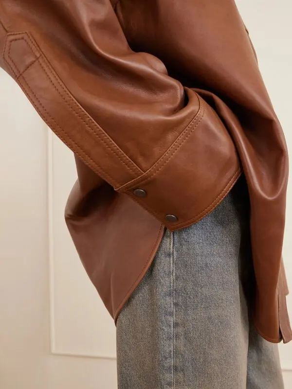 HAIKURE Victoria Leather Shirt