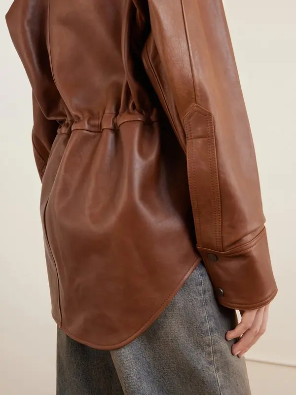 HAIKURE Victoria Leather Shirt