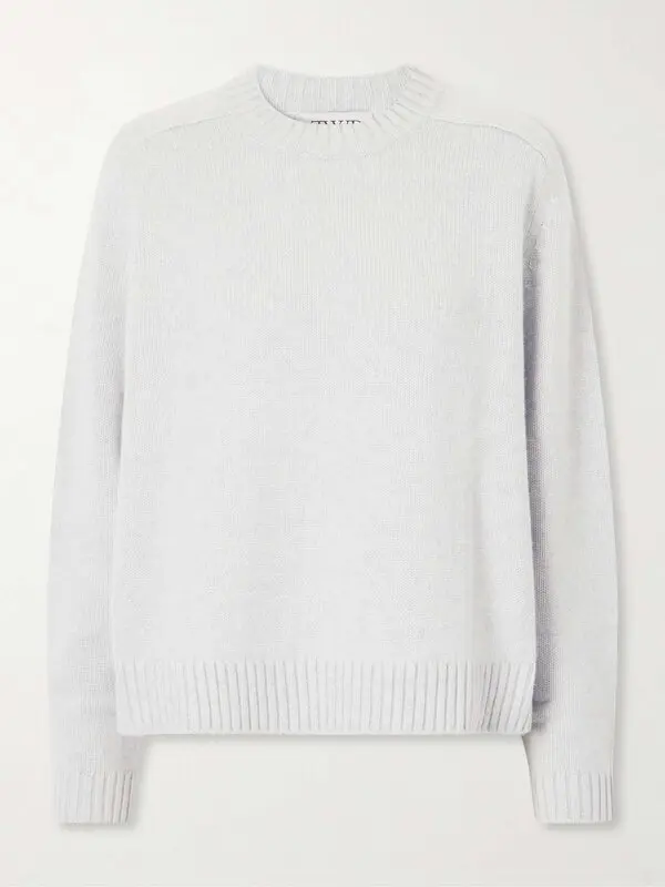 TWP New Jill Ribbed-detail Cashmere-knitted Sweater