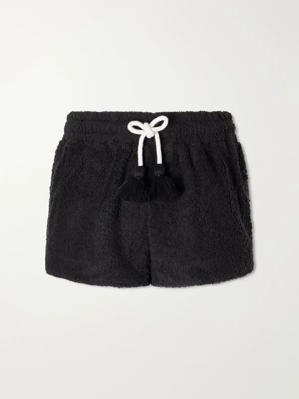 Cap D'antibes Cap D’antibes Kelly Cotton-terry Shorts - Black