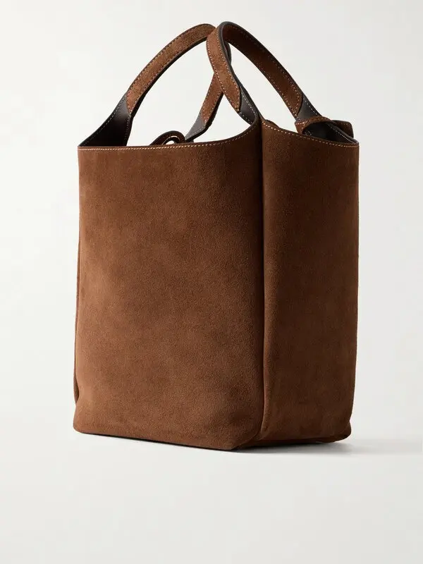 TOD'S Suede Bucket Bag - Brown