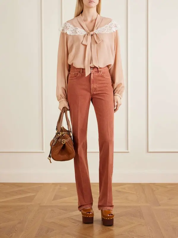 Chloé High-rise Straight-leg Jeans