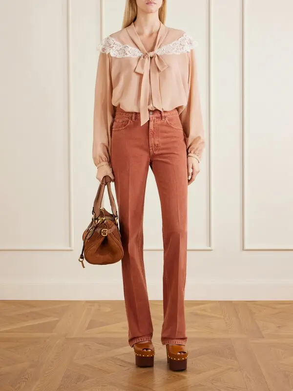 Chloé High-rise Straight-leg Jeans