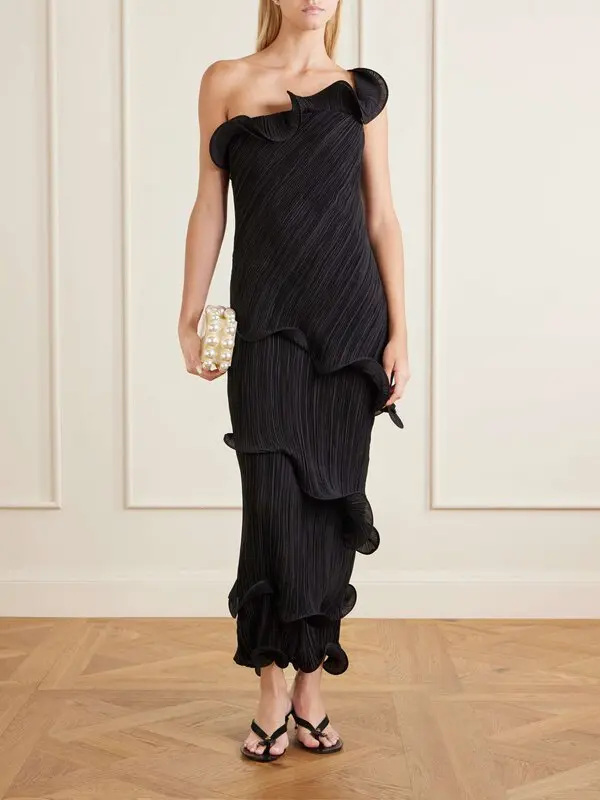 Cult Gaia Payton Cloqué Gown