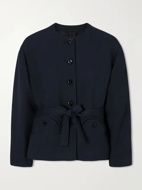 BLAZÉ MILANO Dales Crepe Jacket - Blue