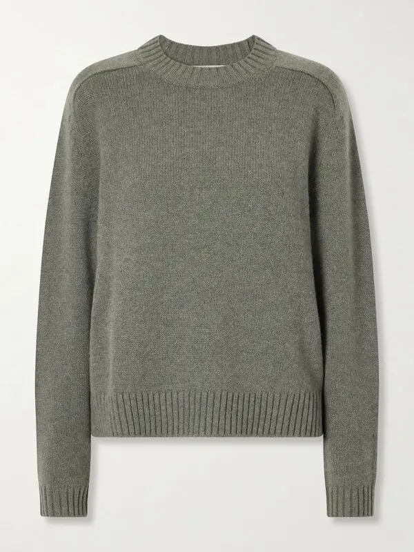 TWP New Jill' Cashmere Crew Neck Sweater - Green