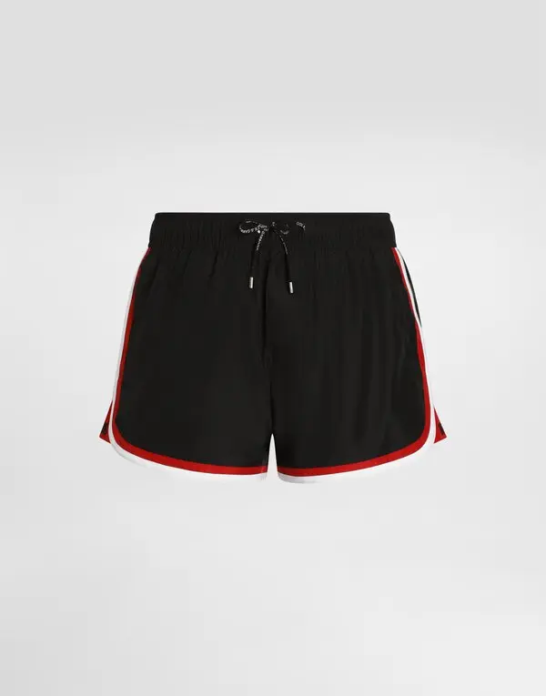 Dolce & Gabbana Canvas Swim Boxer Shorts - Multicolor