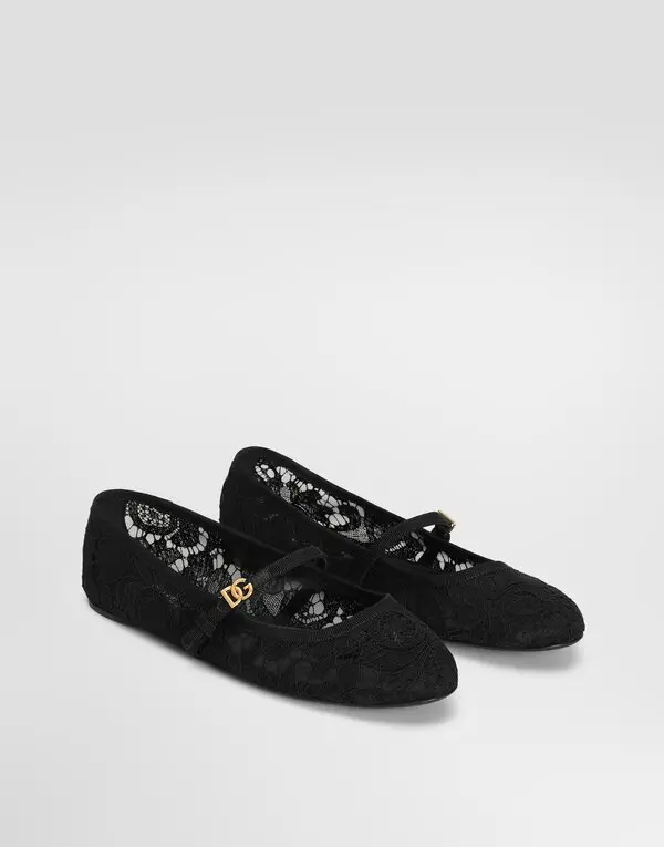 Dolce & Gabbana Lace Ballet Flats