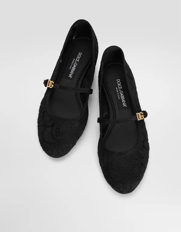 Dolce & Gabbana Lace Ballet Flats