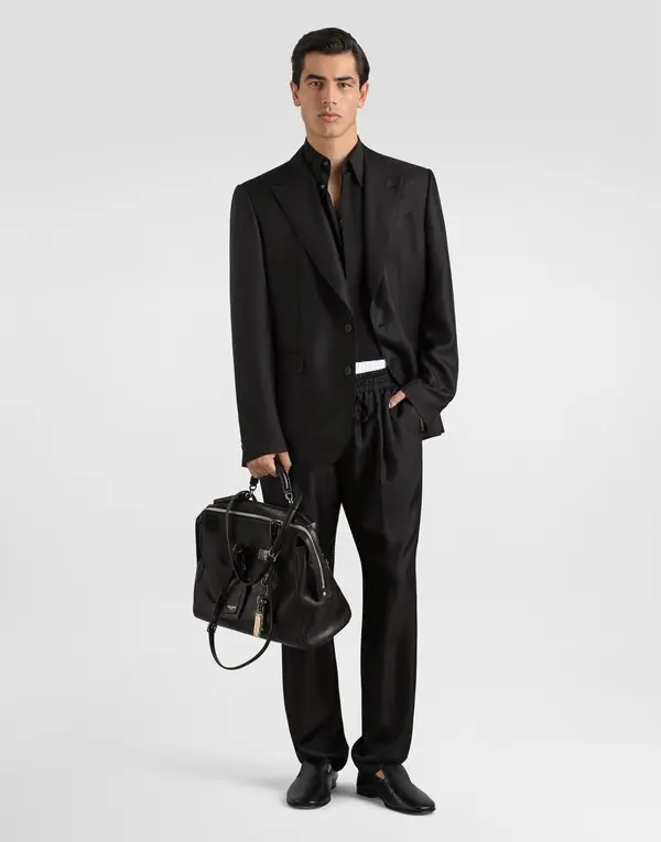 Dolce & Gabbana Silk Twill Jogging Trousers