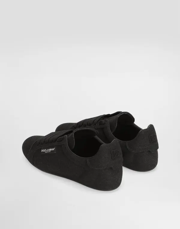 Dolce & Gabbana Split Leather Portofino Soft Sneakers