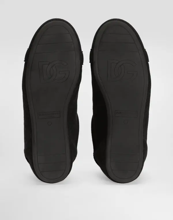 Dolce & Gabbana Split Leather Portofino Soft Sneakers