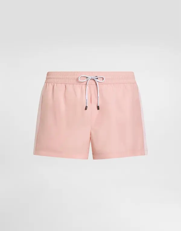 Dolce & Gabbana Swim Boxer Shorts With Logo - Multicolor
