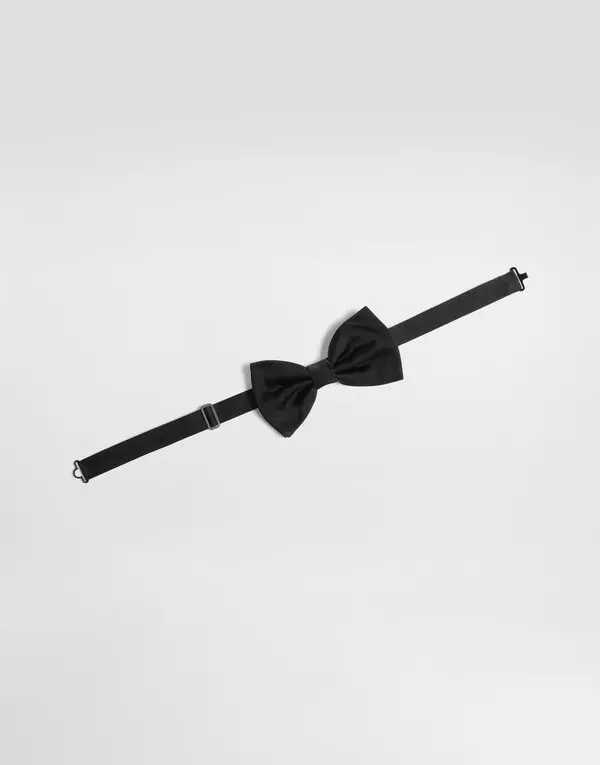 Dolce & Gabbana Silk Bow Tie - Black