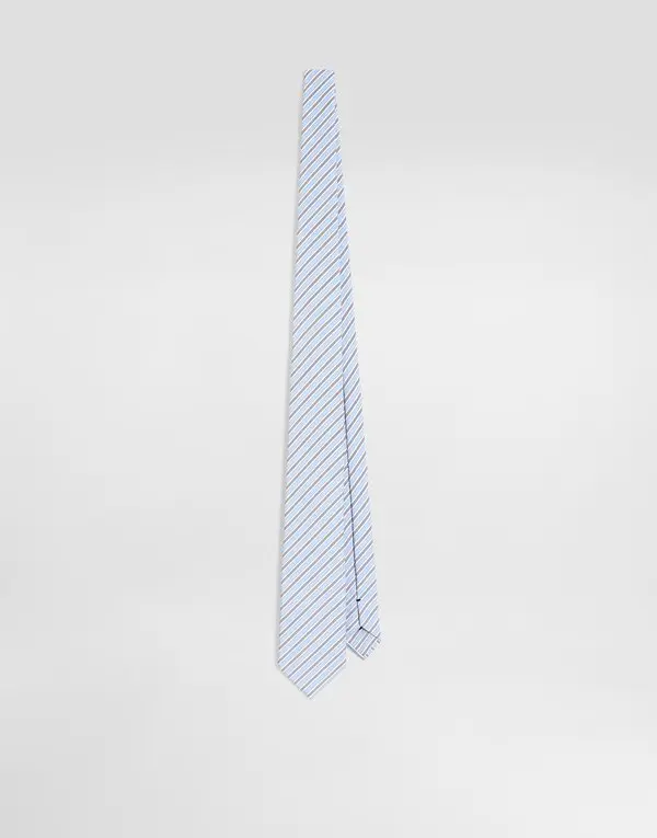 Dolce & Gabbana Striped Poplin Tie