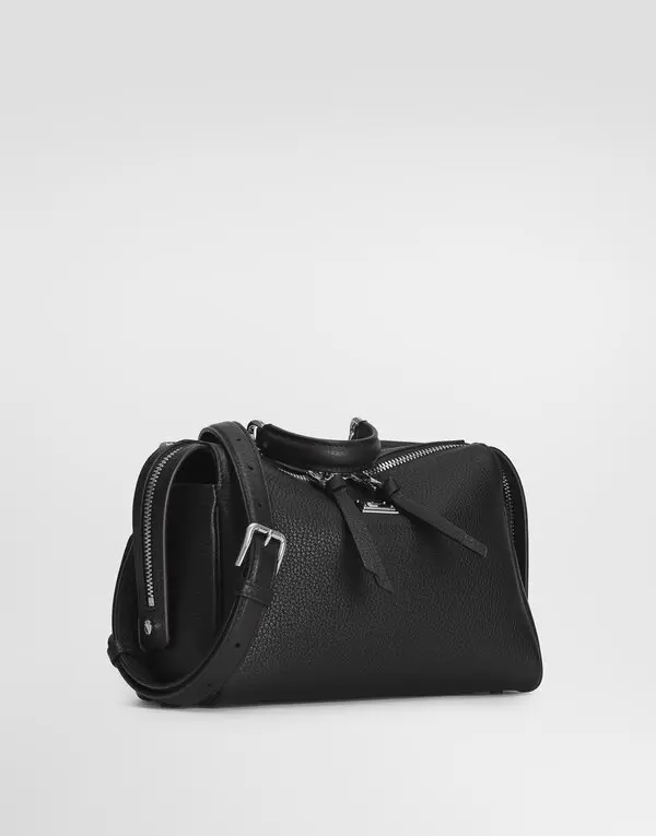 Dolce & Gabbana Vittoria Handbag In Calfskin - Black