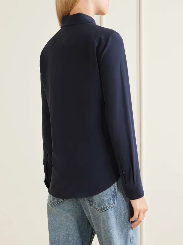 NILI LOTAN Gaia Crepe De Chine Shirt