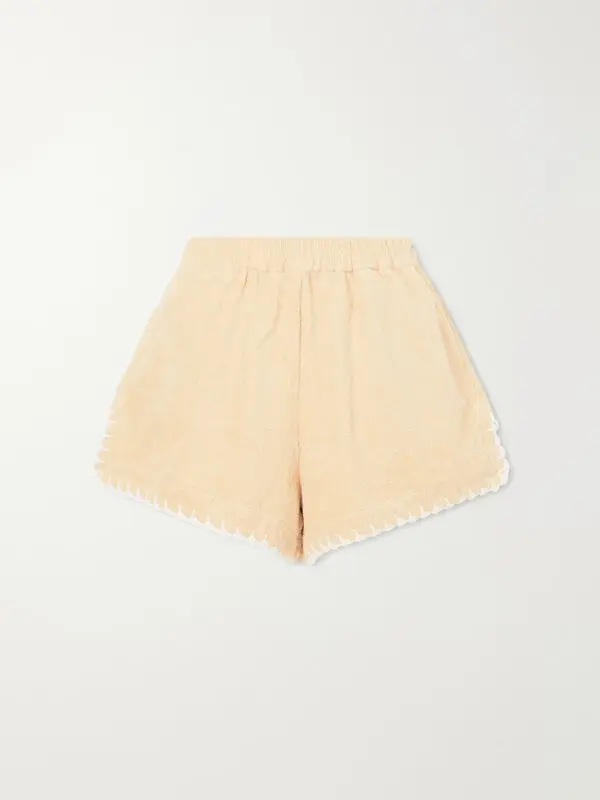 TERRY PUESTO Estate Organic Cotton-terry Shorts