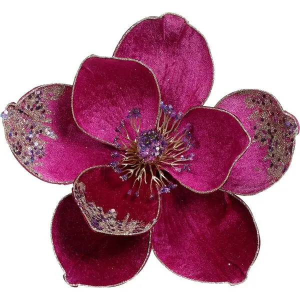 MARK ROBERTS Elegant Glitter Magnolia