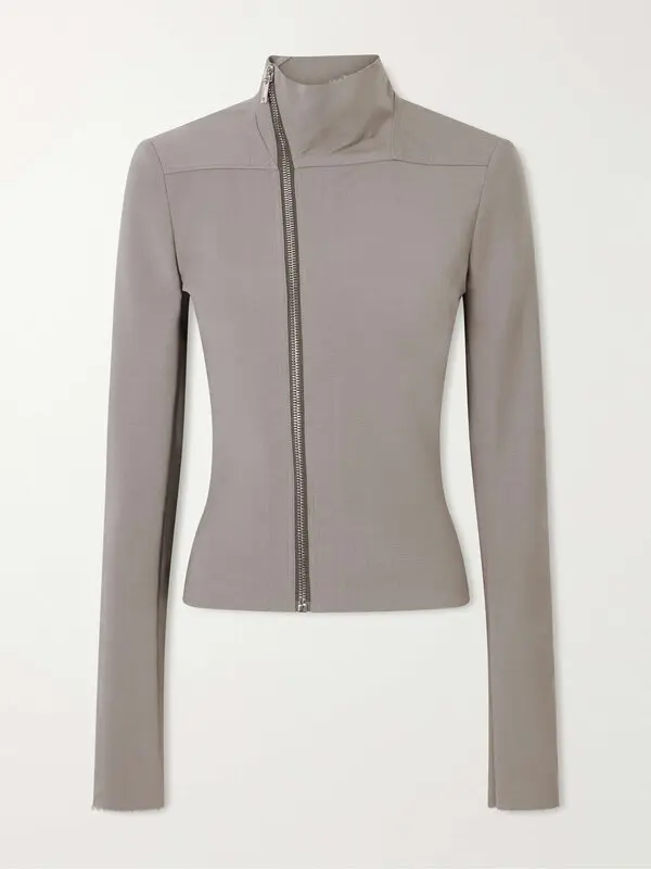 Rick Owens Gary Stretch Wool-blend Jacket