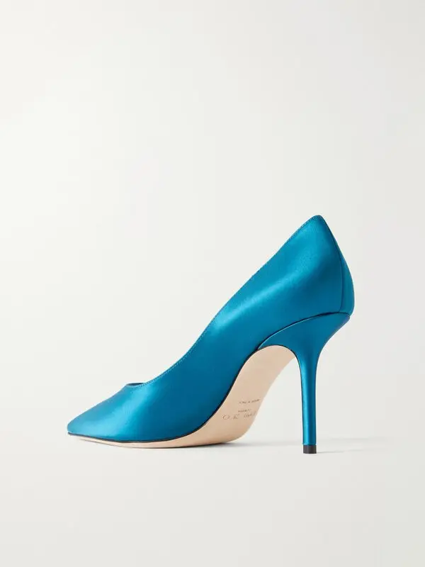 JIMMY CHOO Love 85 Satin Pumps