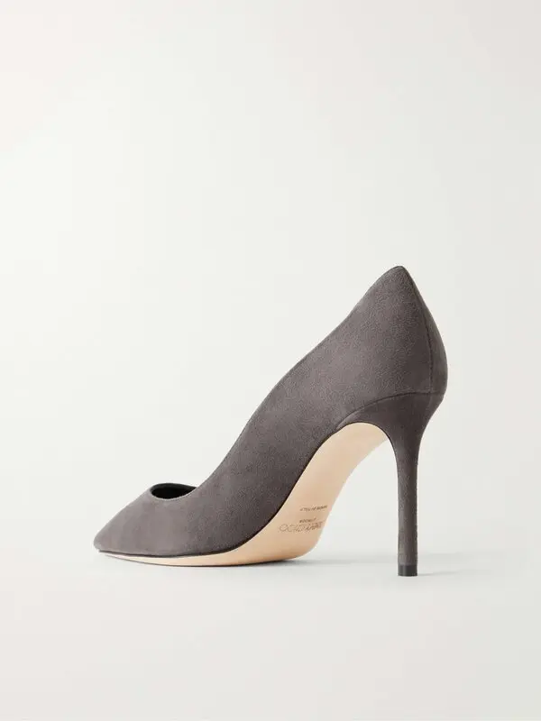 JIMMY CHOO Romy 85 Suede Pumps