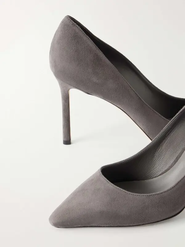 JIMMY CHOO Romy 85 Suede Pumps