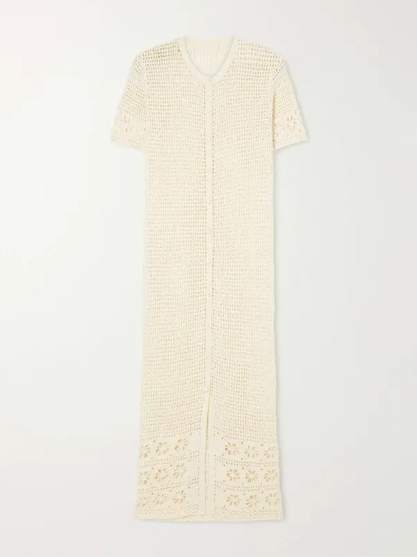 TERRY PUESTO Poolside Crocheted Organic-cotton Coverup