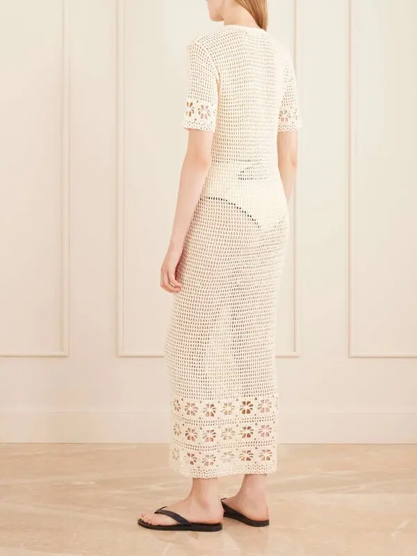 TERRY PUESTO Poolside Crocheted Organic-cotton Coverup
