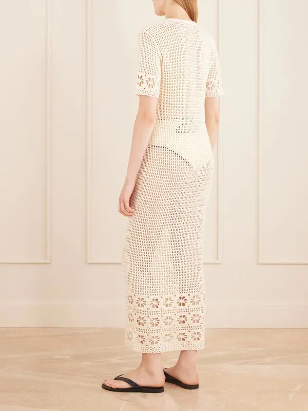 TERRY PUESTO Poolside Crocheted Organic-cotton Coverup