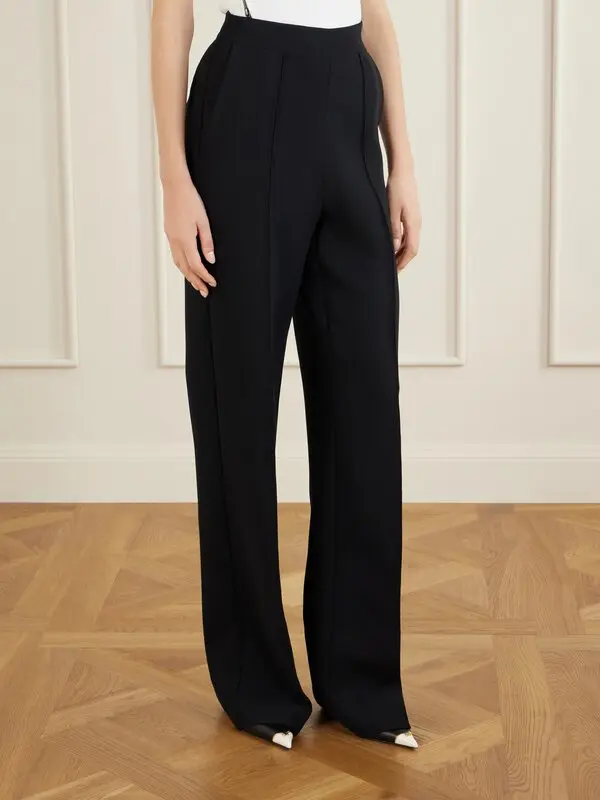 Maticevski Afterword Pleated Cady Straight-leg Pants