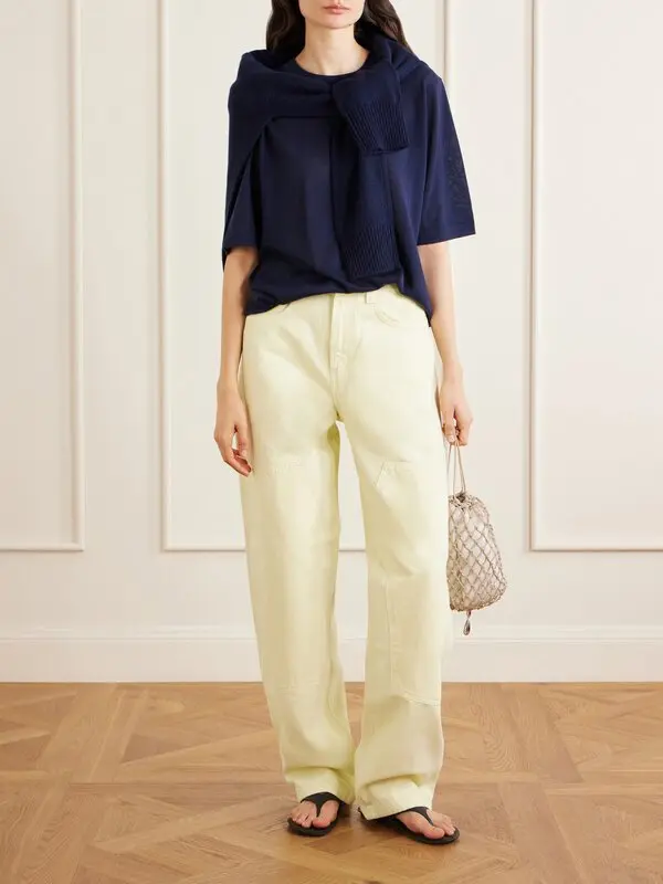 Loulou De Saison Mélange Cashmere T-shirt