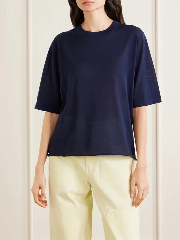 Loulou De Saison Mélange Cashmere T-shirt
