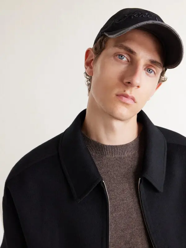 Acne Studios Logo-embroidered Cotton Twill Cap