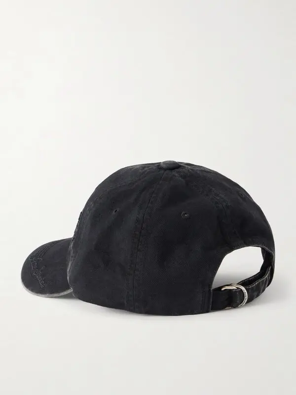 Acne Studios Logo-embroidered Cotton Twill Cap
