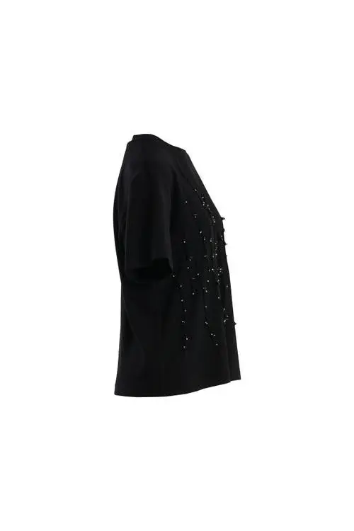 GIZIA Embroidered Detail T-shirt