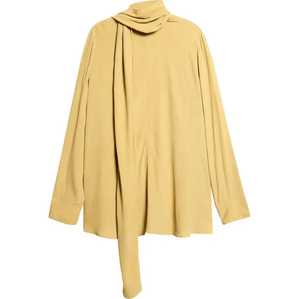 TOTEME Drape Scarf Georgette Top