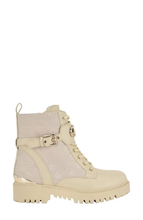 Guess Olanna Combat Boots With Lug Sole