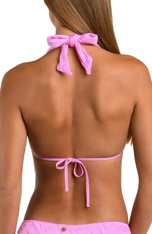 SUNSHINE 79 Ethereal Echo Textured Triangle Bikini Top