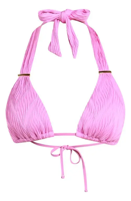 SUNSHINE 79 Ethereal Echo Textured Triangle Bikini Top