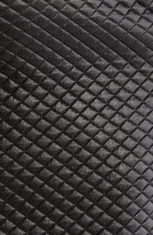 Anne Klein Asymmetrical Quilted Moto Jacket