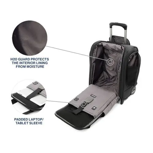 TRAVELPRO Tourlite Softside Compact Carry-on Rolling Luggage - Black